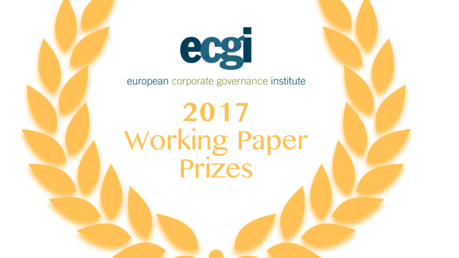 ECGI Working Paper Prizes Awarded in Lausanne | ECGI